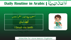 Daily Routine in Arabic | Daily Life in Arabic Language - Engrabic
